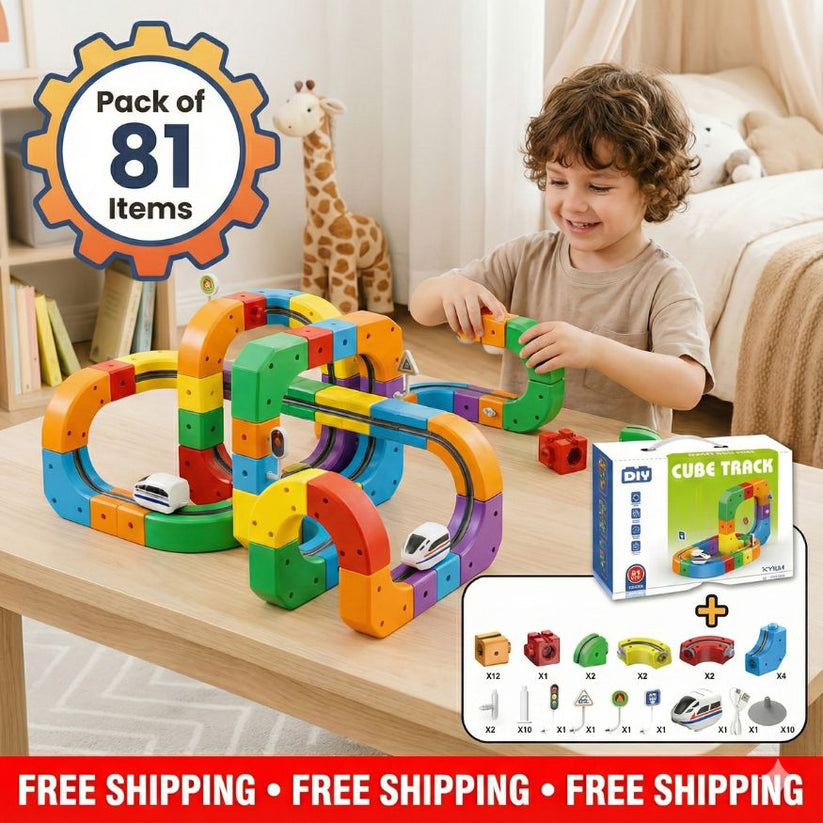 Cubix Toy Set For Kids | Pack of 81 Items – Home Stop