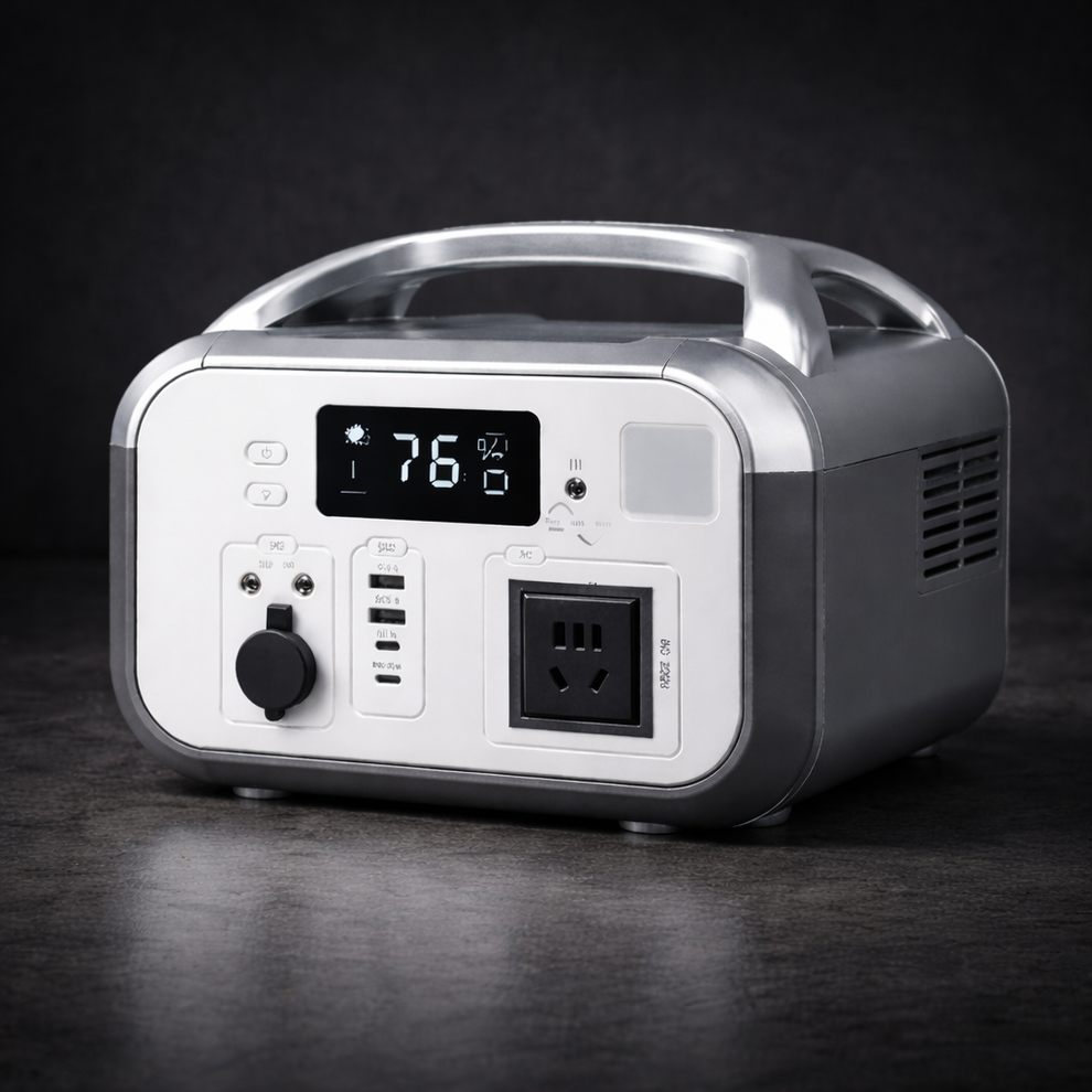 600W Portable Power Station – Solar Generator with Battery Backup, AC ...