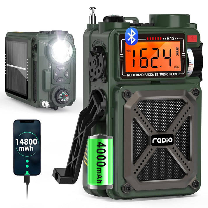Greadio Emergency Power Radio – Home Stop