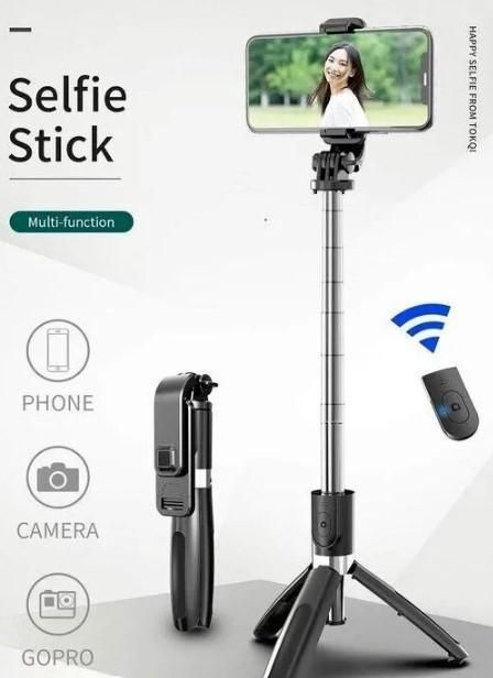 Earphonix Wireless Bluetooth Foldable Xt 02 K10 Mini Tripod Extendab